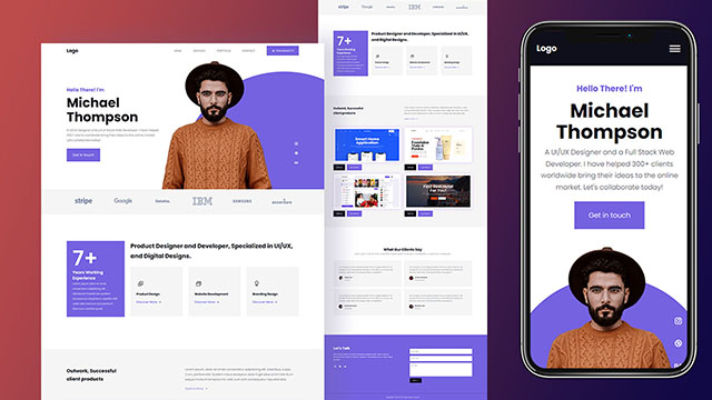 Responsive Multipage Education website using HTML, CSS, and Javascript